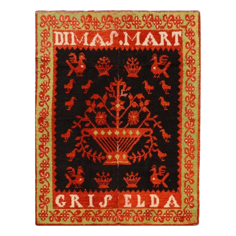 Antique Spanish Rug at 1stDibs