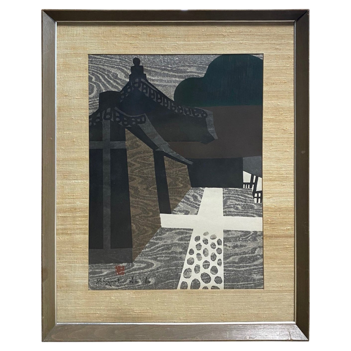 Collection of Three Japanese Woodblock Prints by Kiyoshi Saito at 1stDibs