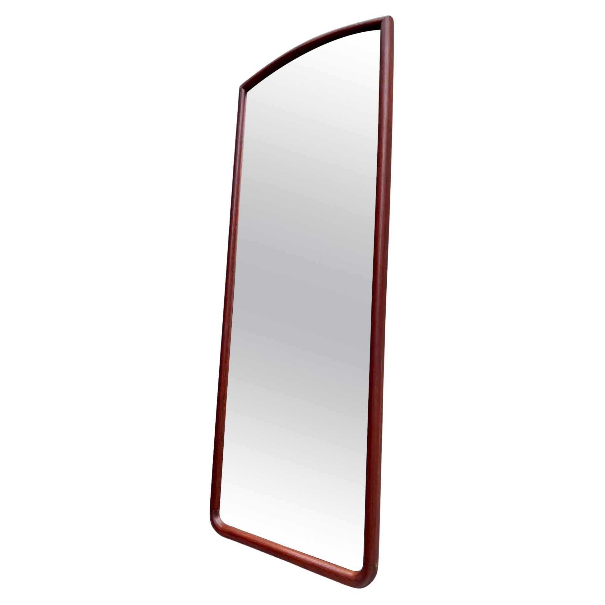 Vintage Danish Modern Teak Wall Mirror 1960s by TH Poss' Copenhagen at ...