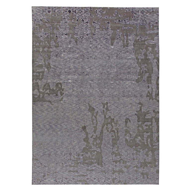 Oversized Contemporary Handmade Wool and Silk Rug by Doris Leslie Blau ...