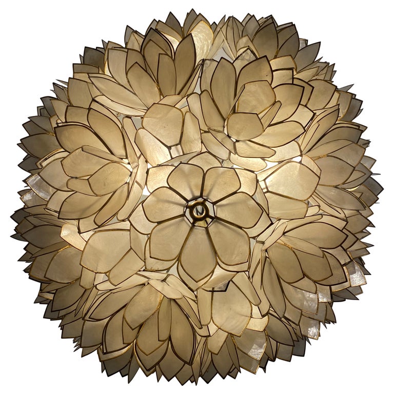 Mother of Pearl Wall Light or Ceiling Lamp For Sale at 1stDibs