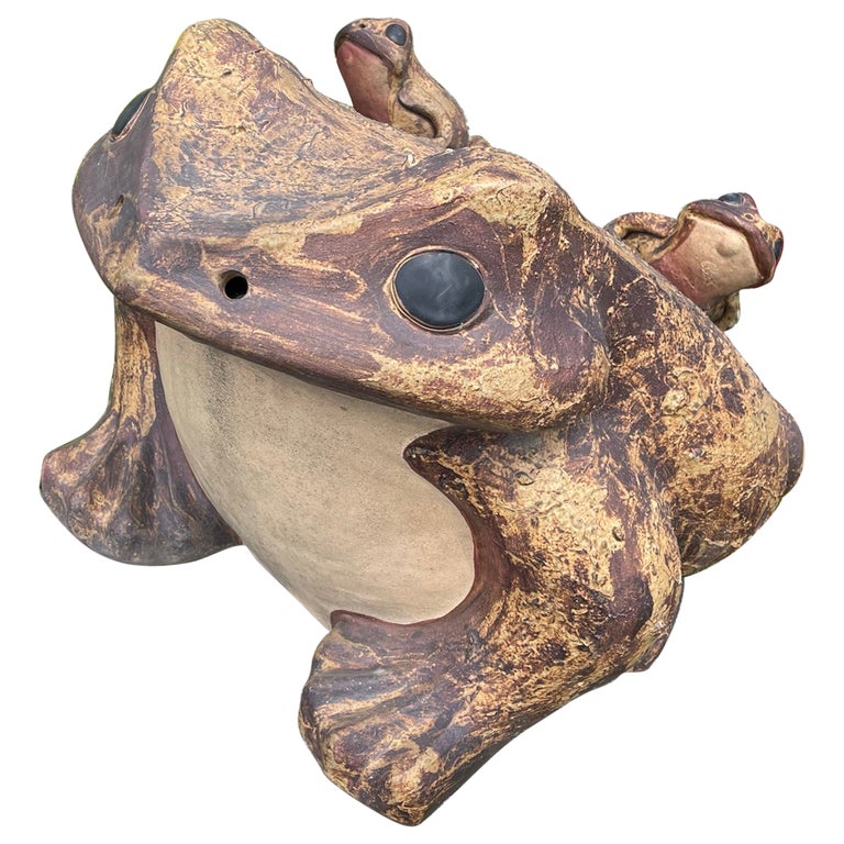 Japanese Giant Old Garden Frog and Family For Sale at 1stDibs