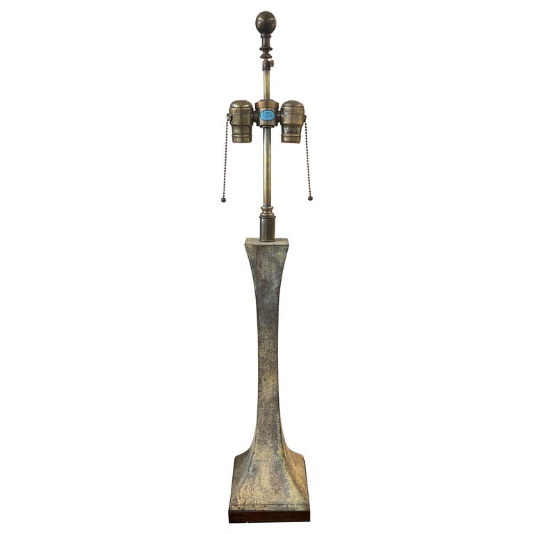 Lampe en bronze vert-de-gris de Stewart Ross James pour Hansen - En ...