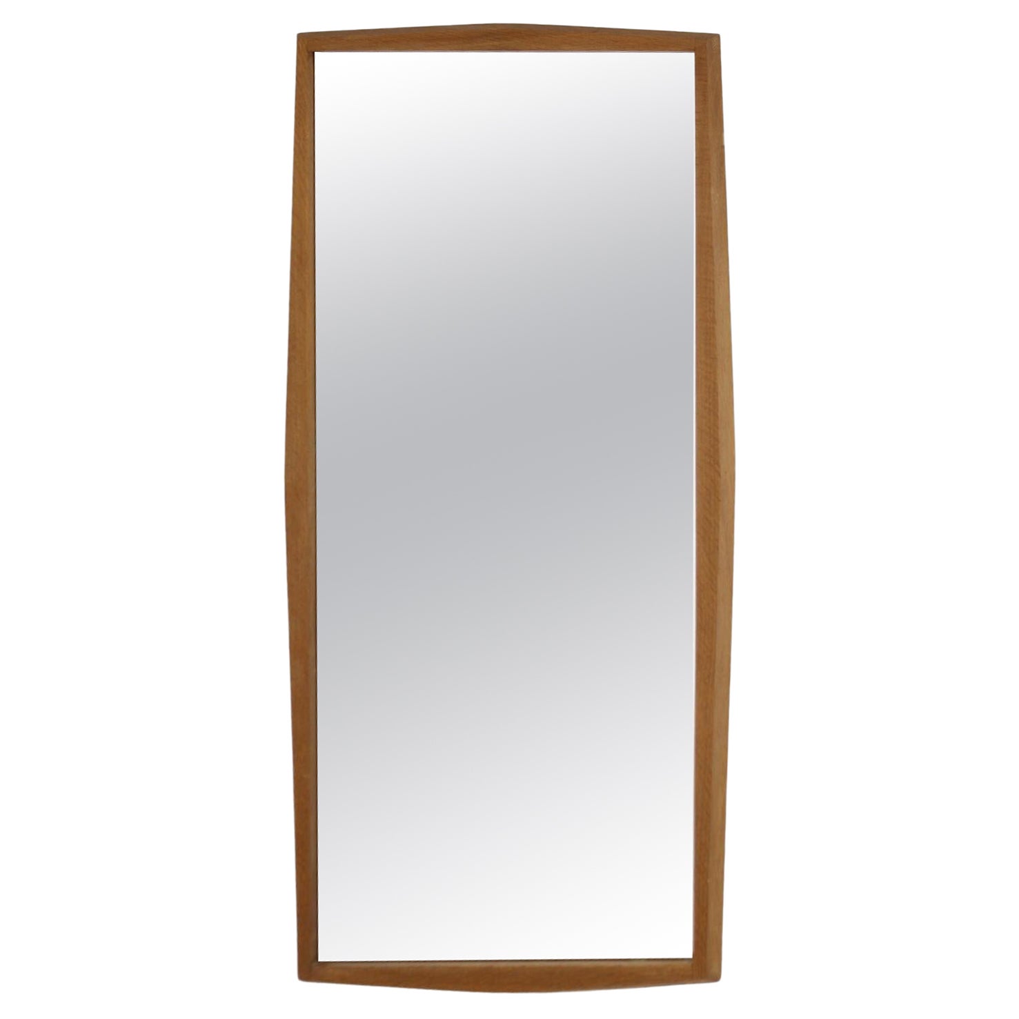 Wall Mirror with blue tiles, Danish Design, 1970s at 1stDibs