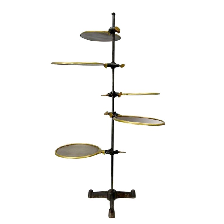 Iron and Brass Laboratory Display at 1stDibs