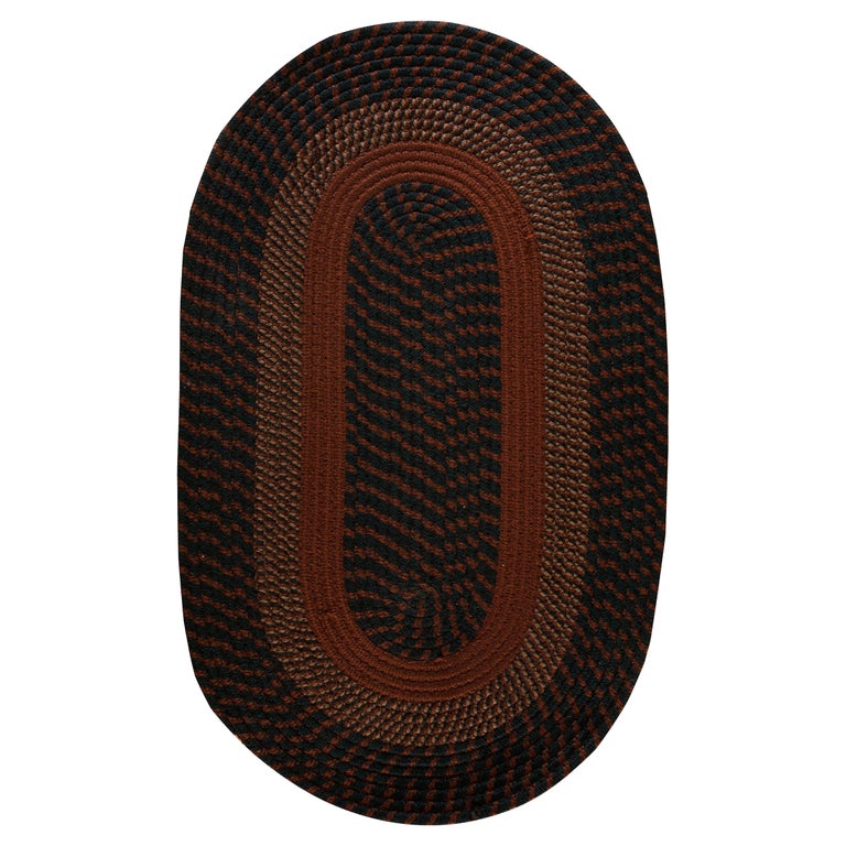 Mid 20th Century American Braided Rug ( 2'8" x 4'3" - 80 x 130 cm ) For ...