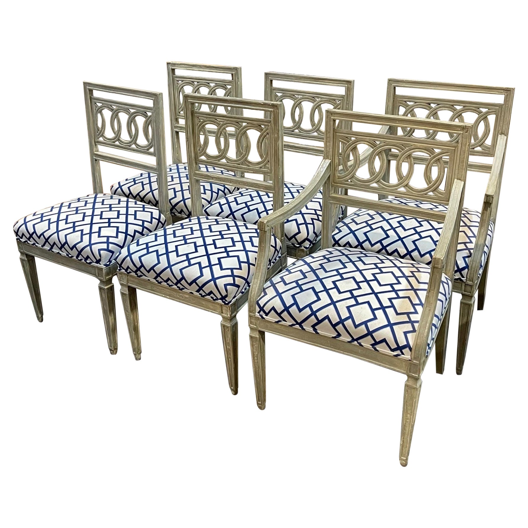 Neo Classic Mahogany Dining Chair For Sale at 1stDibs