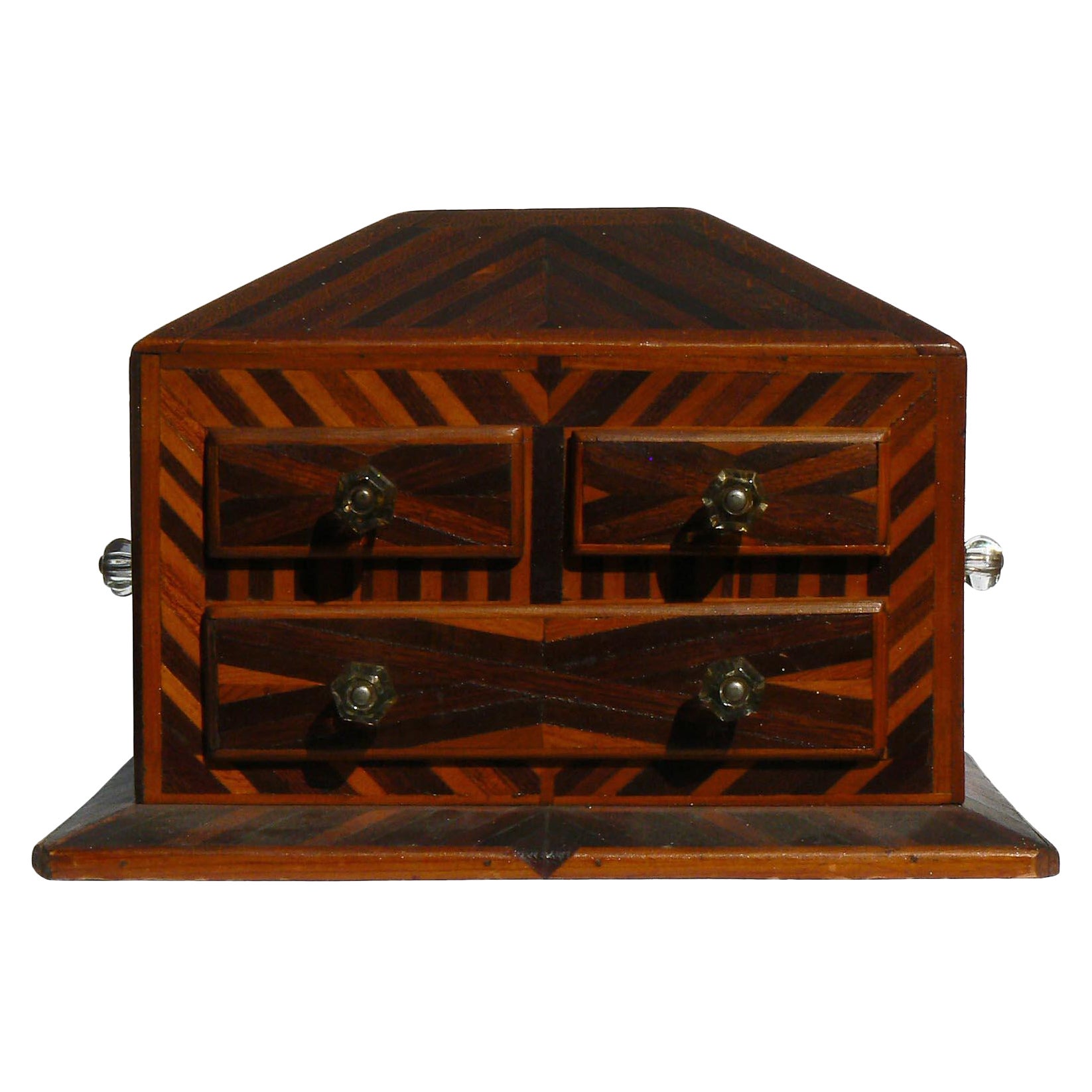 Antique Swedish Box Carved with Animals at 1stDibs