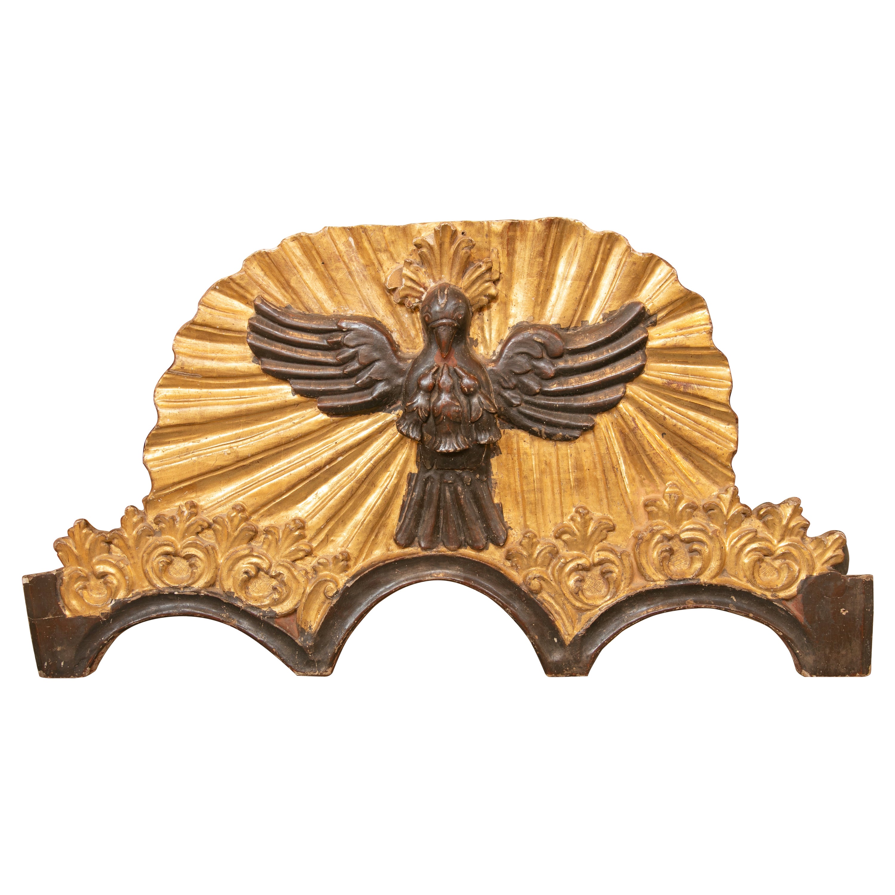 Stone Dove "Holy Spirit" Religious Plaque at 1stDibs