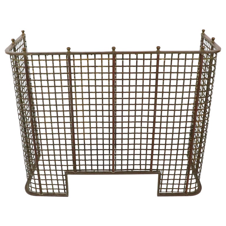Antique Brass Cashier Bank Teller or Post Office Cage Window For Sale ...