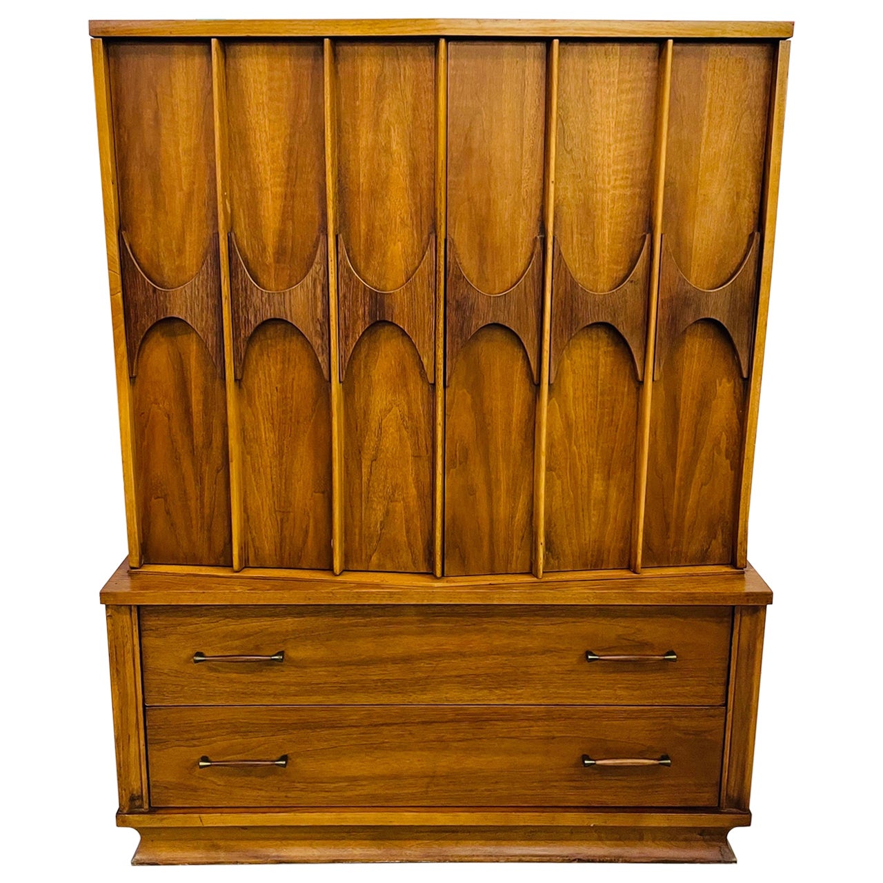 Mid-Century Modern Kent Coffey Perspecta Breakfront Sideboard at 1stDibs
