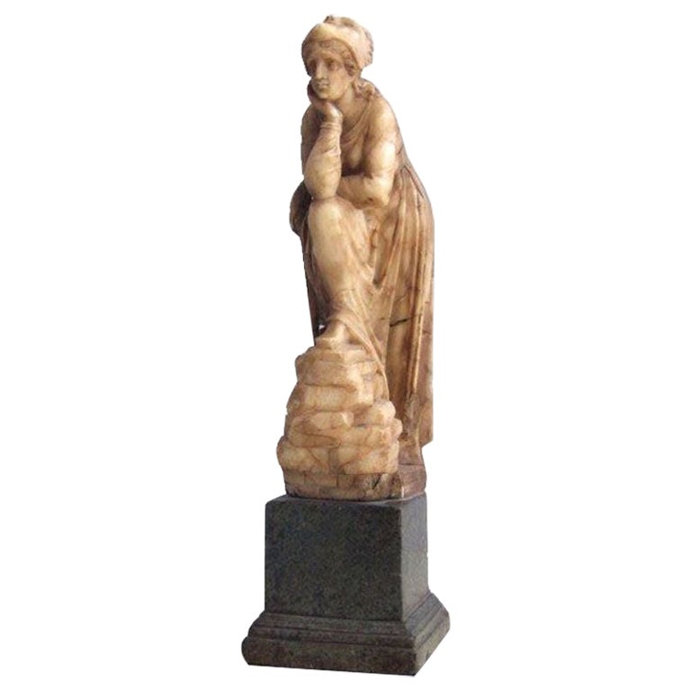 19th Century Alabaster Sculpture, Empire Period For Sale at 1stDibs