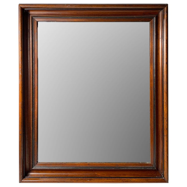 Antique 19th Century Victorian Ebonized Banding Mirror / Frame For Sale ...