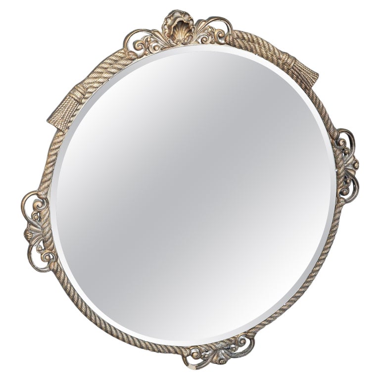 Gilt Framed Circular Mirror Atsonea For Sale at 1stDibs