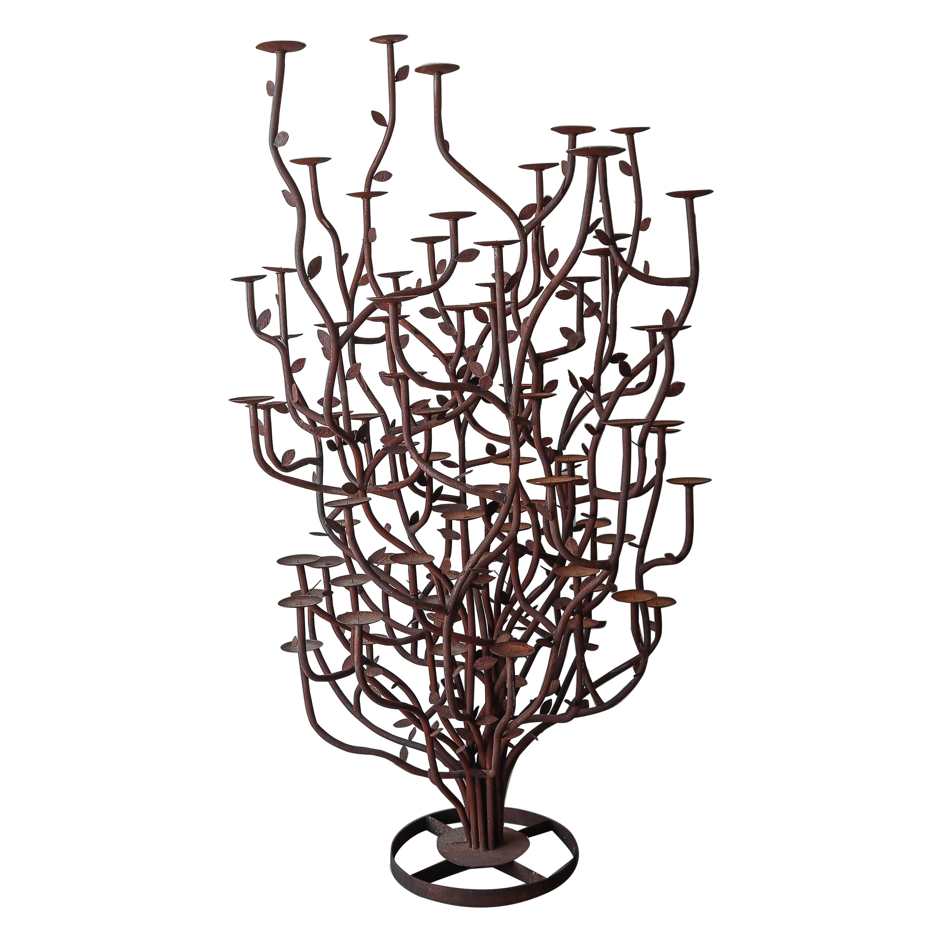 Huge Vintage Mexican Tree of Life Candelabra - Aurelio Flores at ...