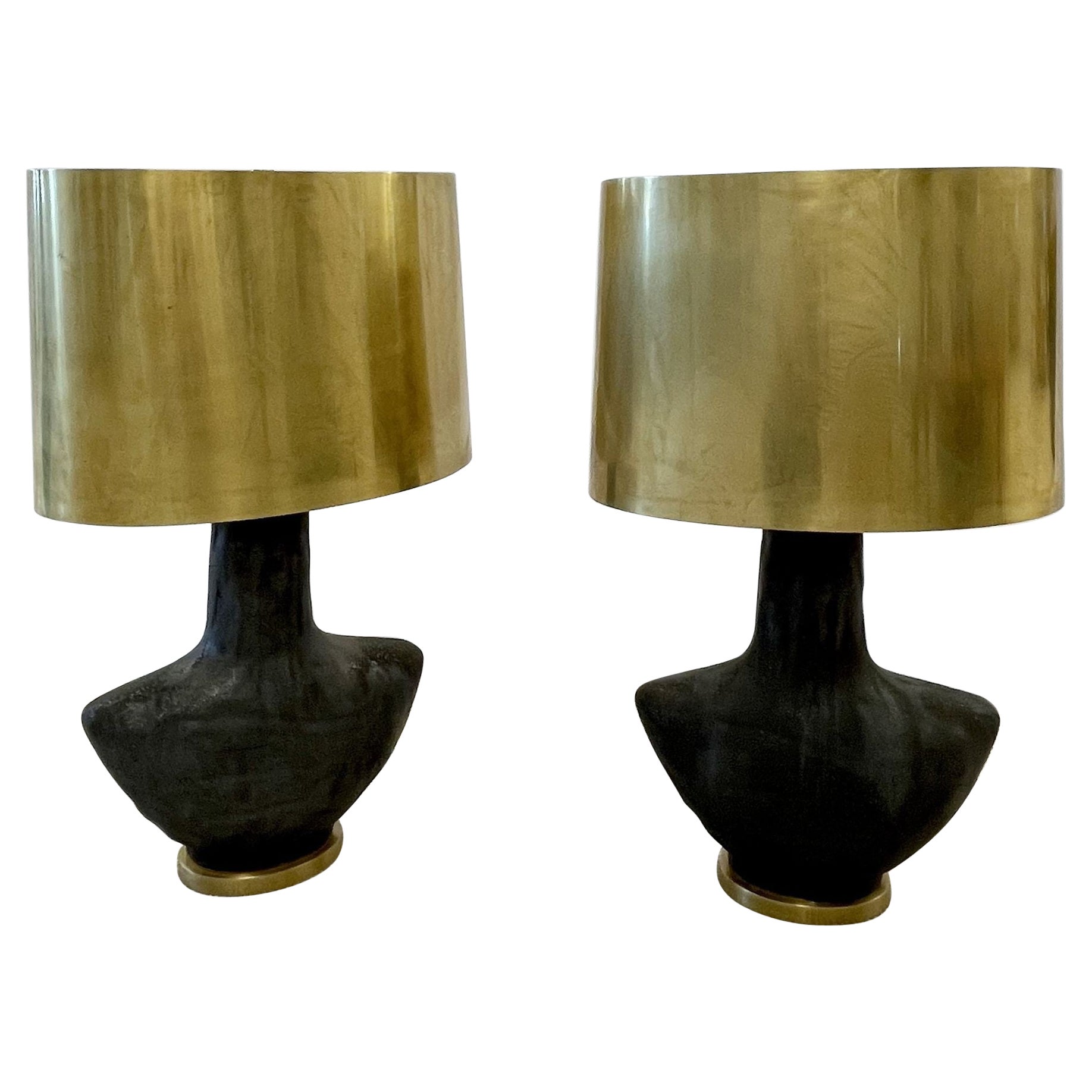 Pair Kelly Weastler Armato Table Lamps for Visual Comfort at 1stDibs ...
