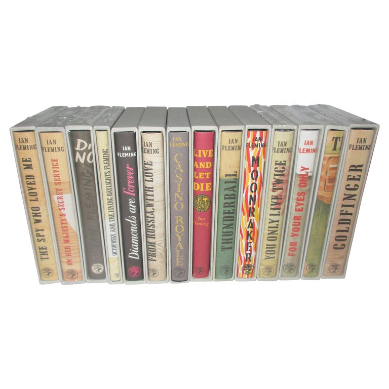 James Bond by Ian Fleming, Complete Set of 14 First Edition Library ...