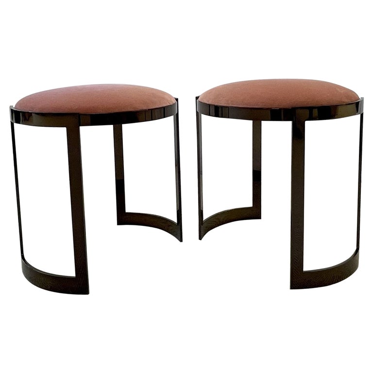Pair Fendi Anya Ottoman, Footstool, Modern at 1stDibs