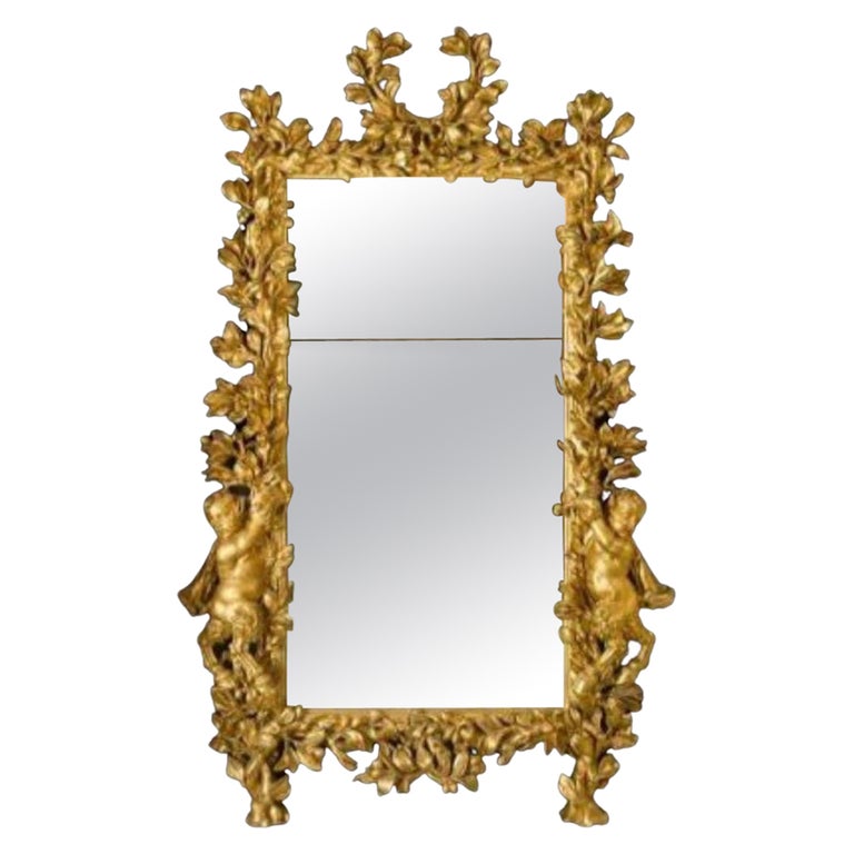 17th Century Renaissance Period Important Wood Gold Great Mirror For ...