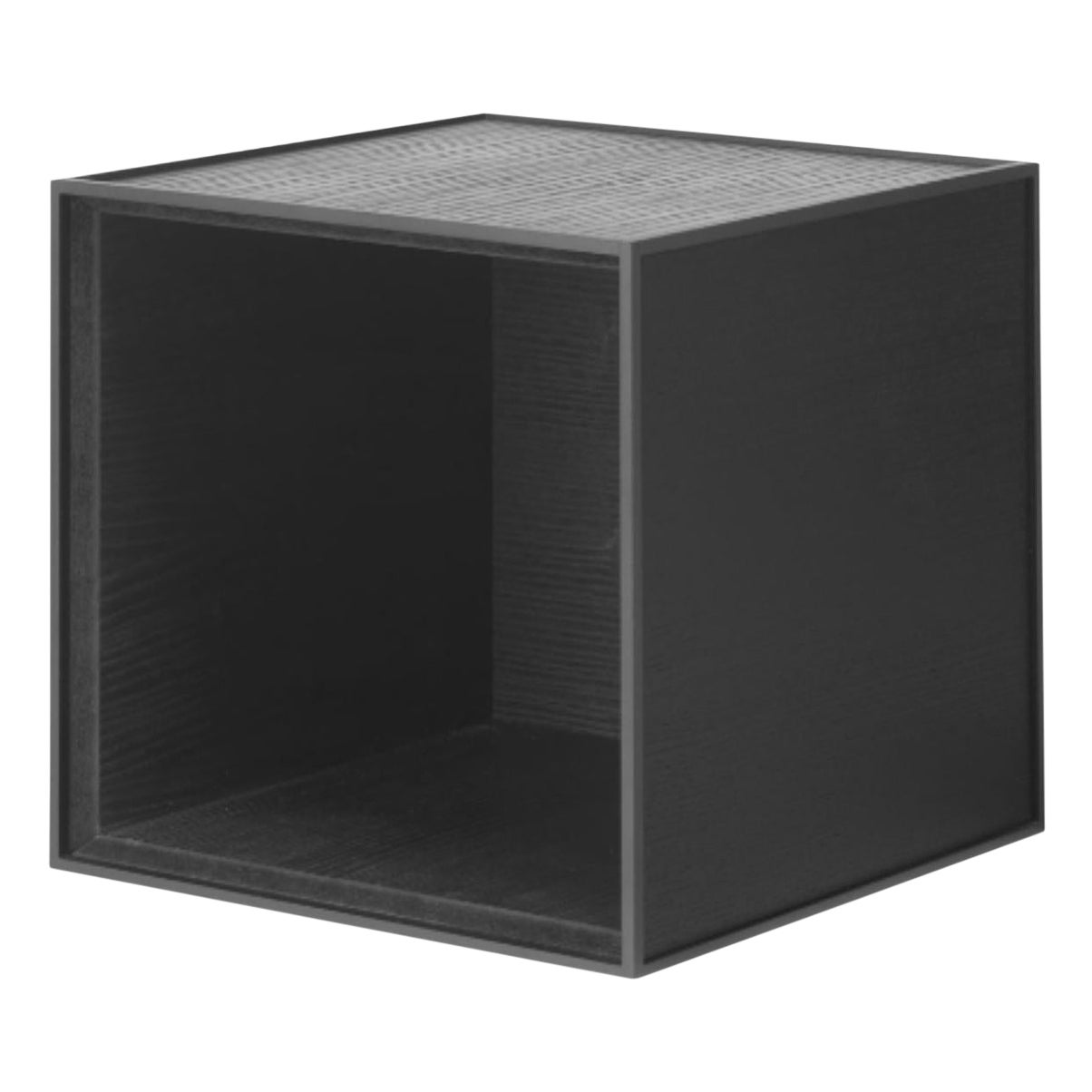 35 Black Ash Frame Box with Door by Lassen For Sale at 1stDibs