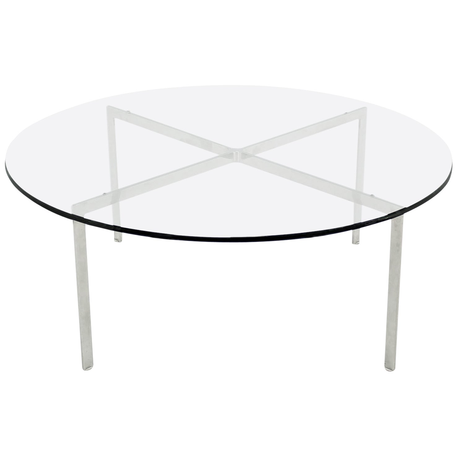 Sculptural Base Two Tier Mid Century Modern Coffee Table on Metal Ball ...