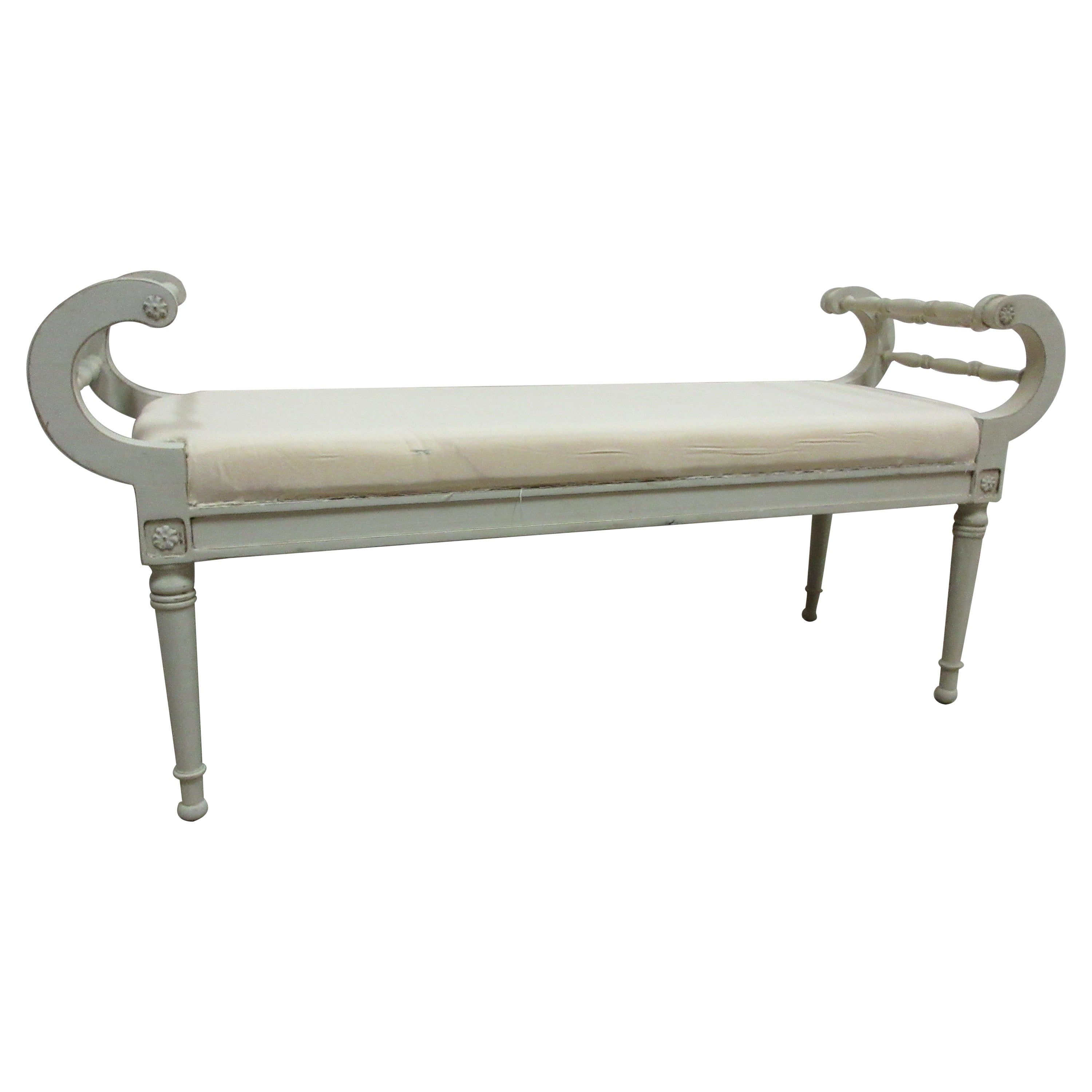 Swedish Gustavian Kitchen Bench at 1stDibs