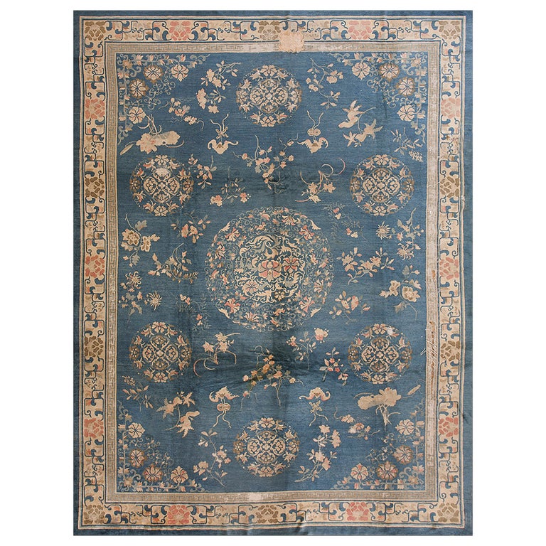 Antique Chinese Peking Rug For Sale at 1stDibs
