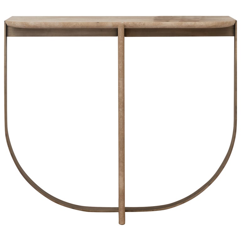 Emmanuel Outy , "EOC-1" Console, 2021 - Travertine For Sale at 1stDibs