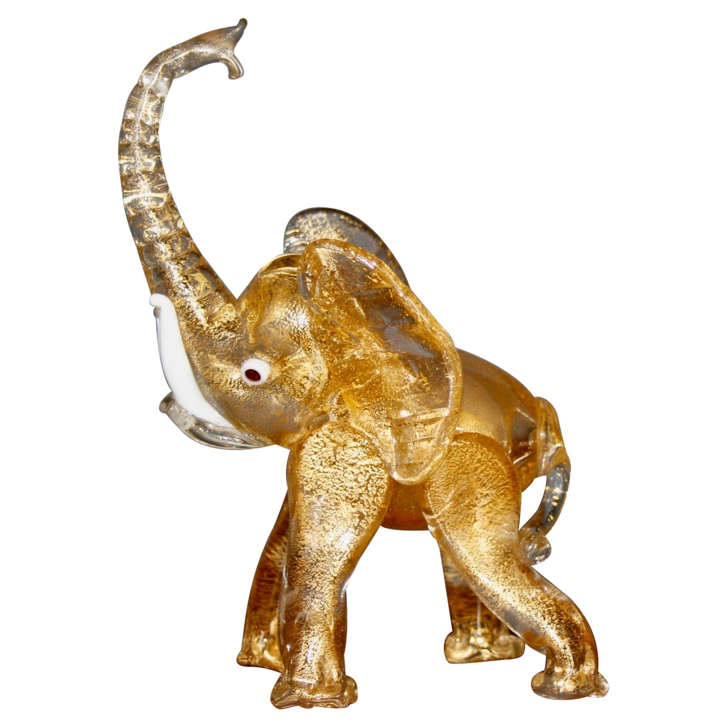Late 20th Century Murano Glass Elephant at 1stDibs