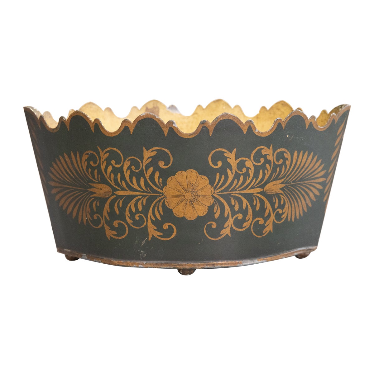 Large English Flow-Blue Jardiniere or Cache Pot at 1stDibs