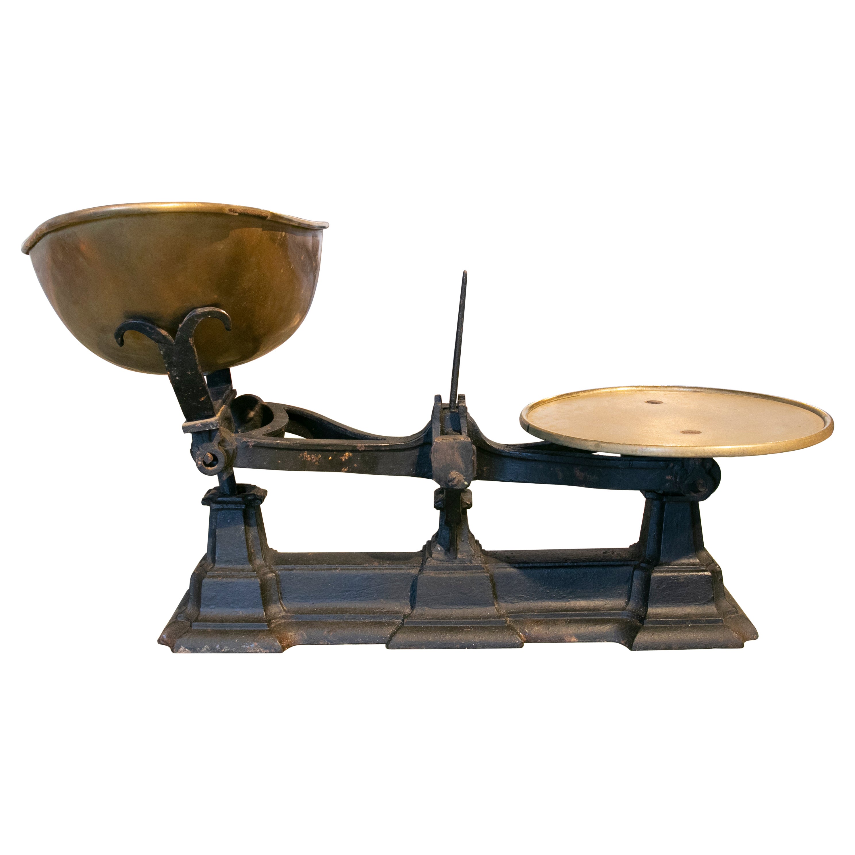 Midcentury Vintage Weight Plumb Bob Tool Level in Iron and Wood 1950s ...