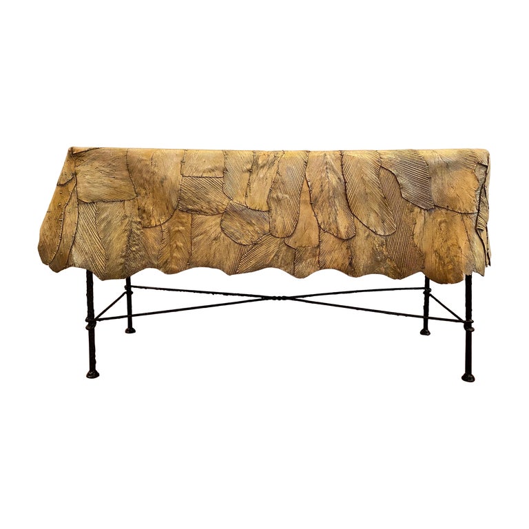 Unique Leaf Console Table For Sale at 1stDibs