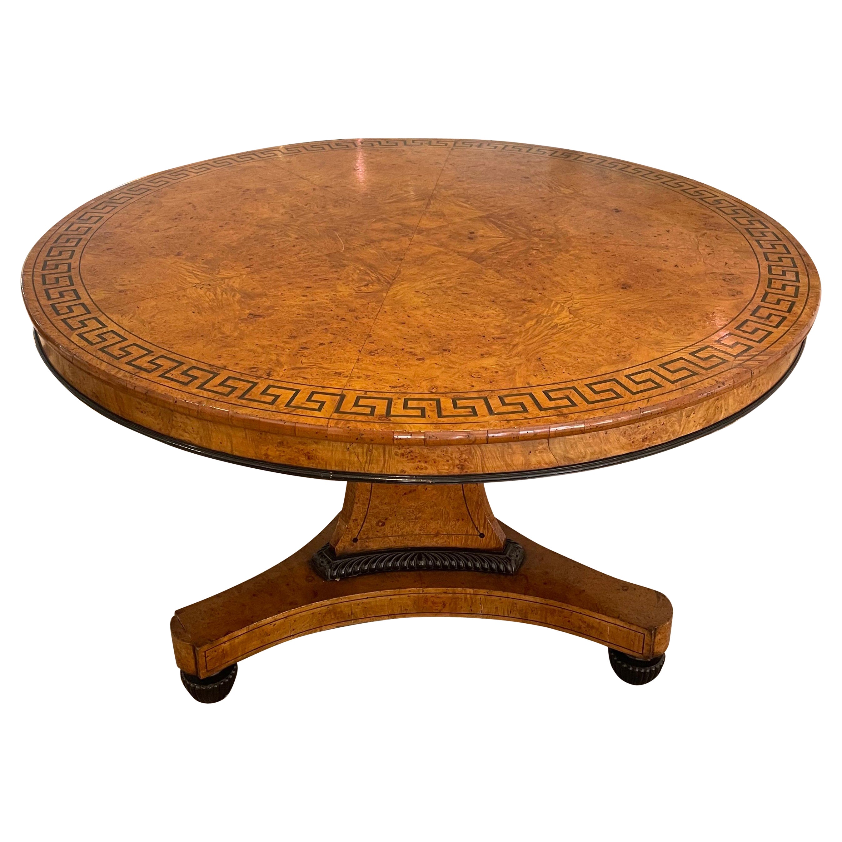 Zinc Industrial-Style Center Hall Table For Sale at 1stDibs