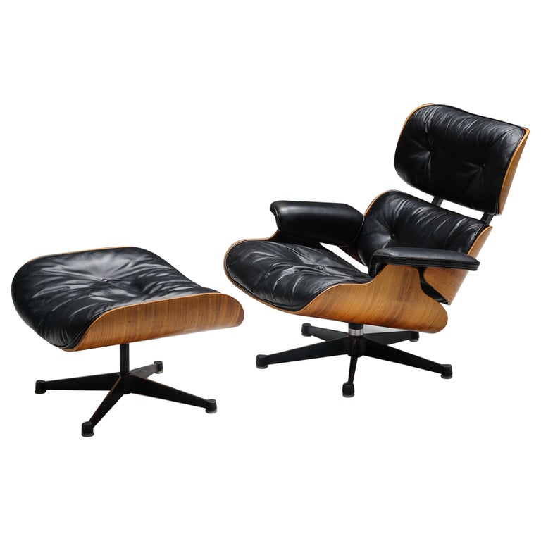 Herman Miller Eames Lounge Chair and Ottoman, Models 670 and 671, 1957 ...