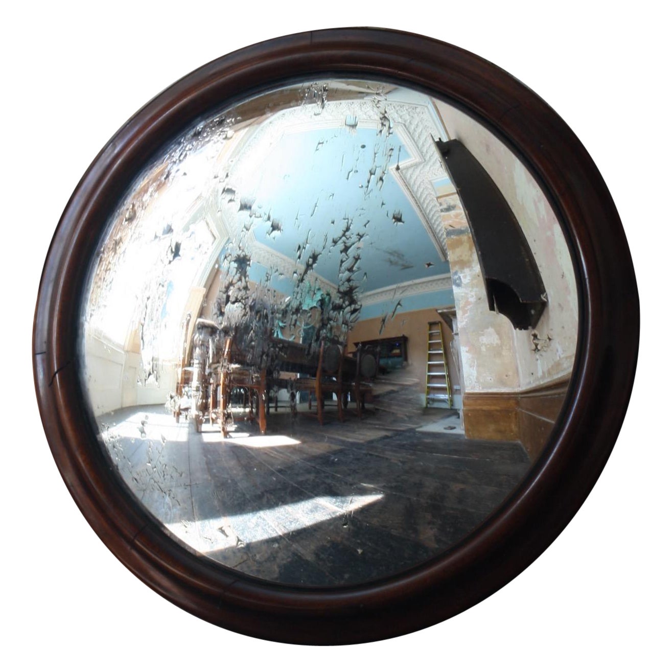 19th C Pair of Peep Show Fairground Carnival Distortion Mirrors Concave ...