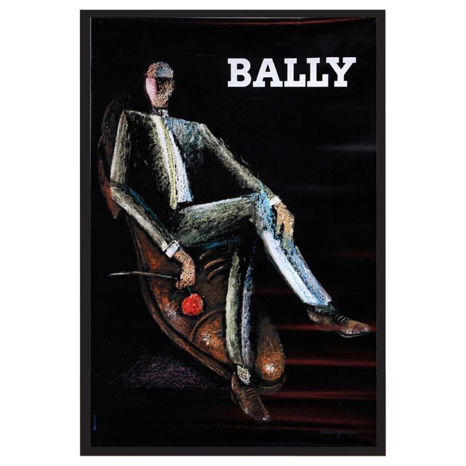 Vintage Adshel-Poster by French Alain Gauthier For Sale at 1stDibs