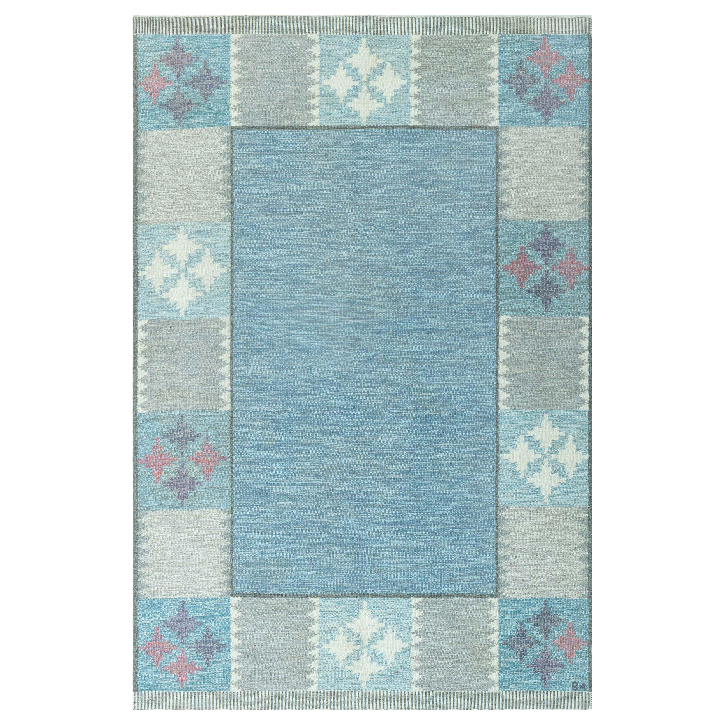 Doris Leslie Blau Collection Midcentury Swedish Flat Woven Rug by Bitte ...