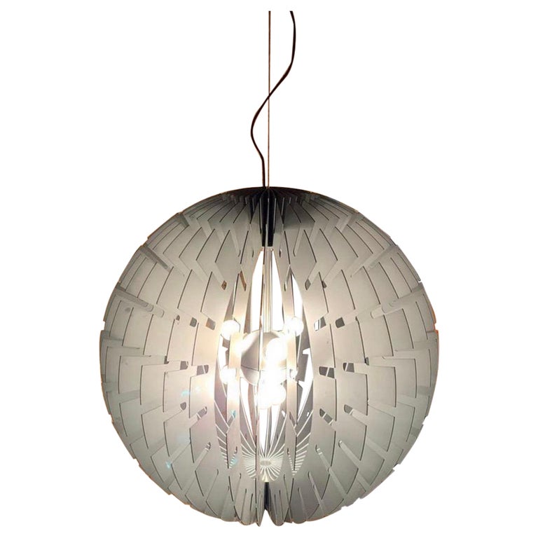 Giant ‘Helios' Pendant by Spanish Manel Ybargüengoitia for B.Lux, 1990s ...