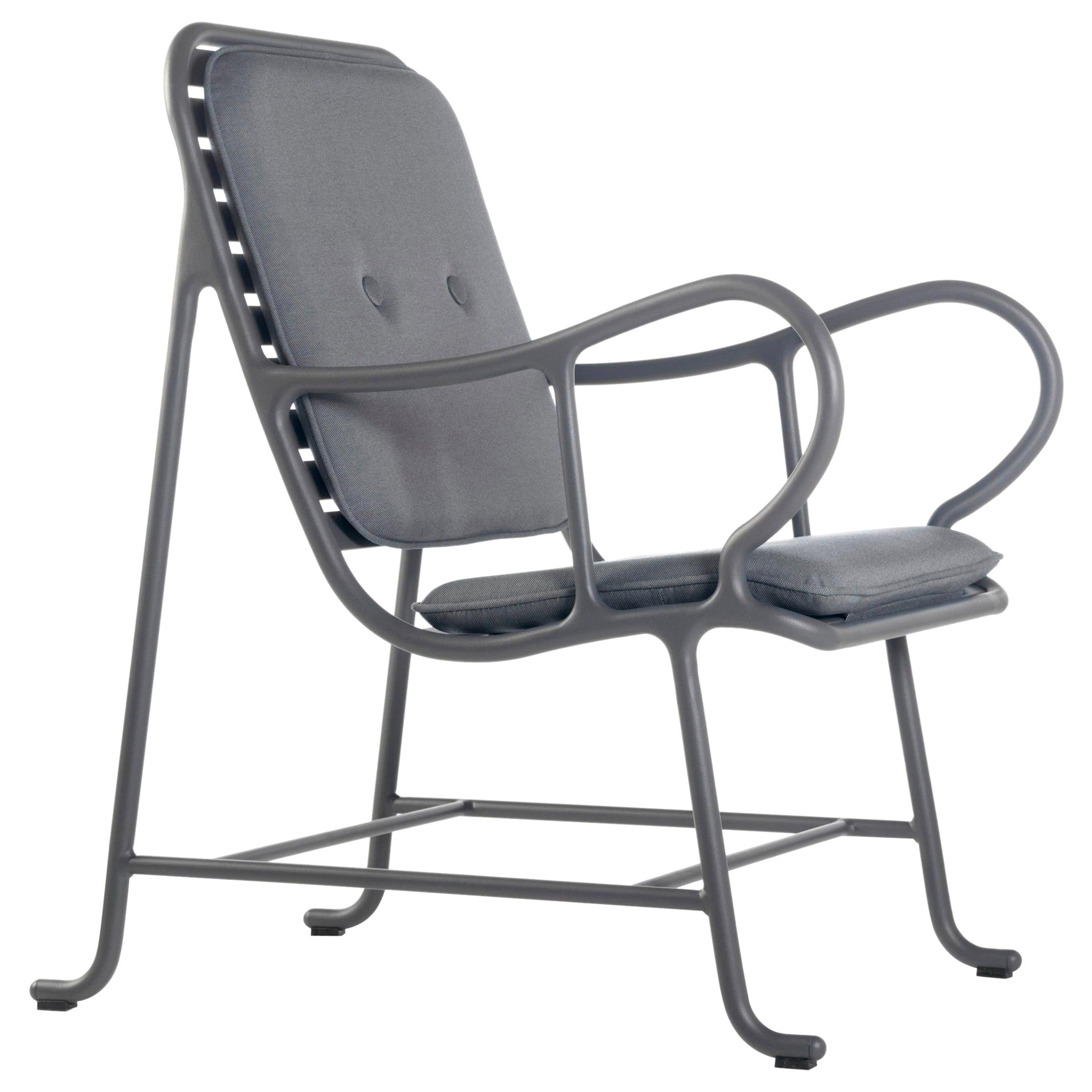 Jaime Hayon Contemporary White Gardenias Outdoor Armchair with Pergola ...