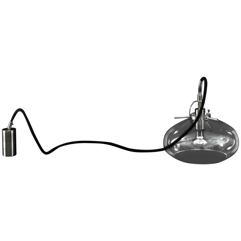 Classic Pendant Lamp with Rubber Cable with a Metal Cord by Szostak ...