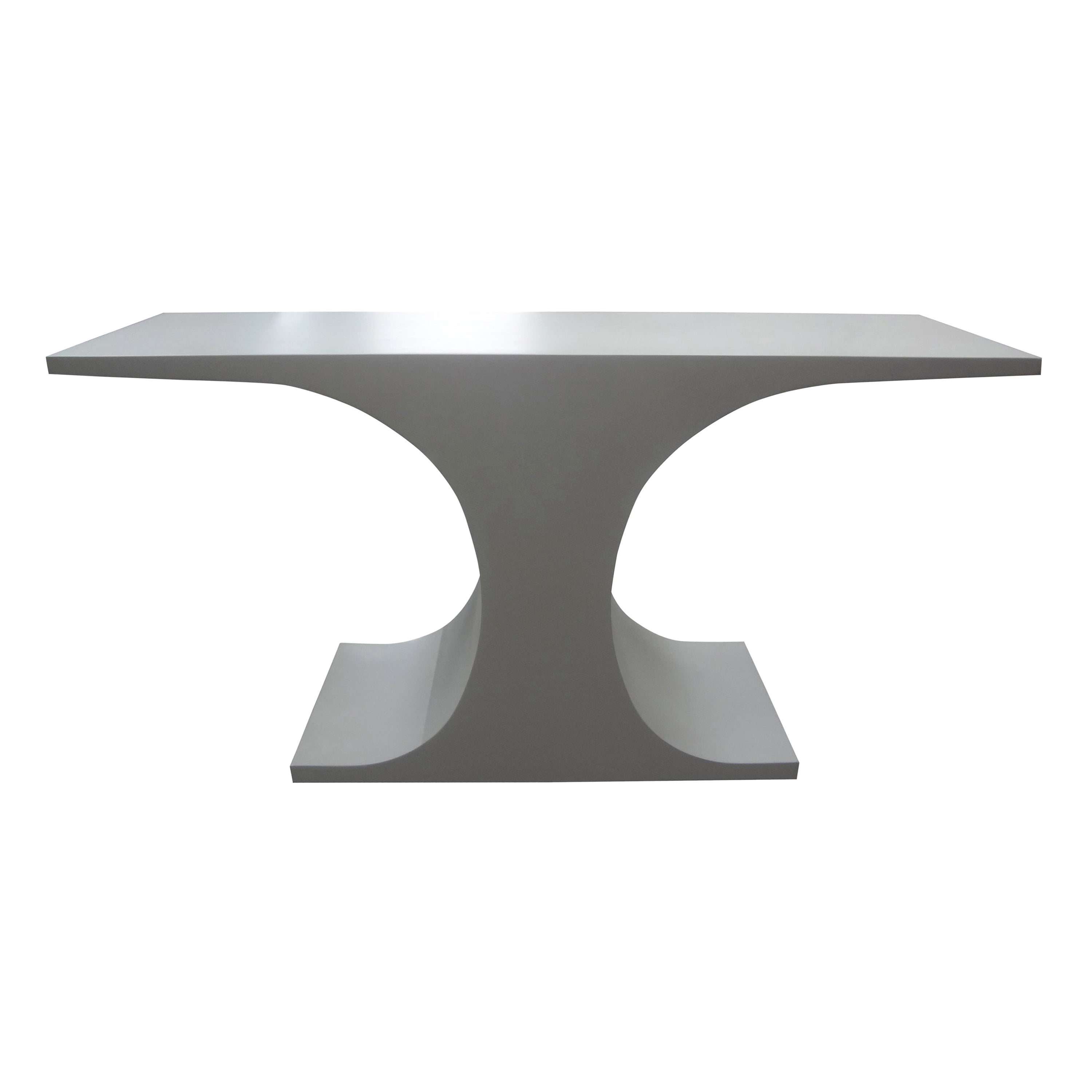 Japanese Koi Fish Sculptural Console Table For Sale at 1stDibs