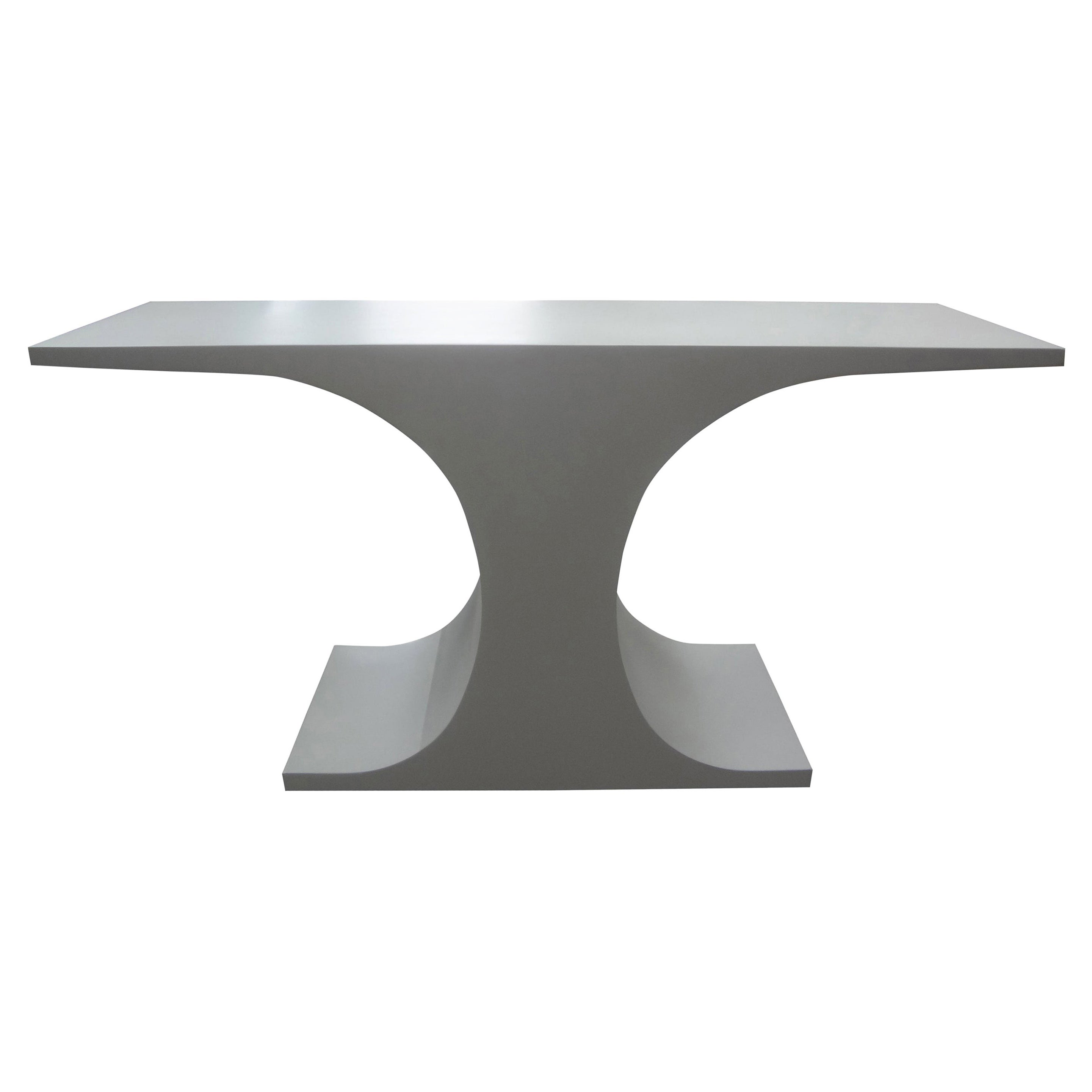 Postmodern Free Standing Console Table For Sale at 1stDibs