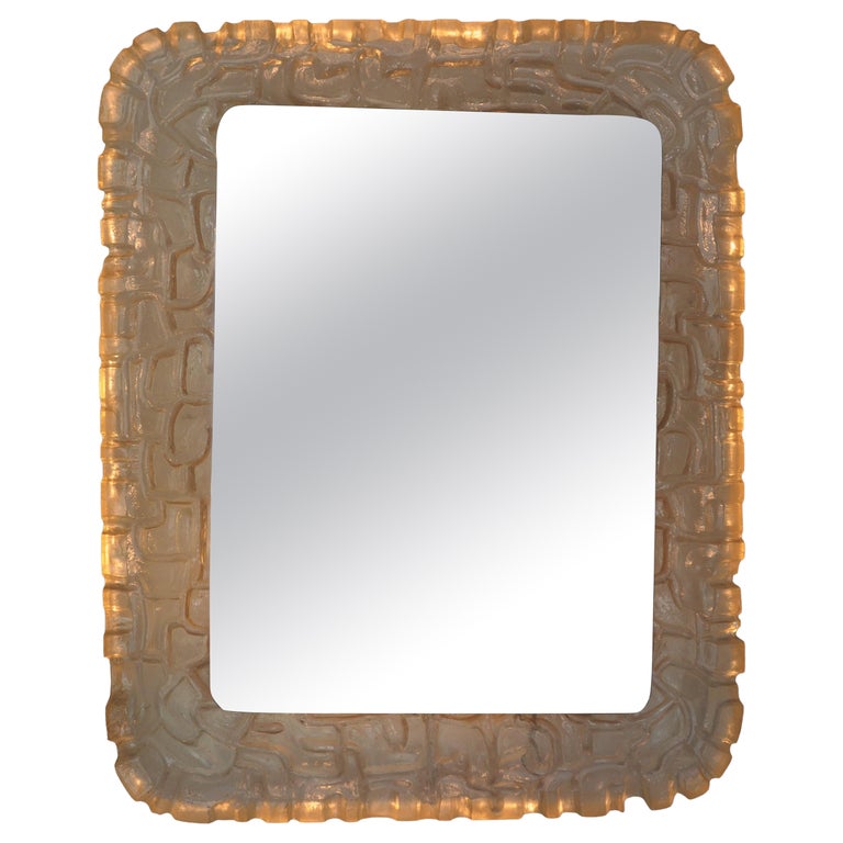 Back-Lite Mirror with Resin Surround For Sale at 1stDibs