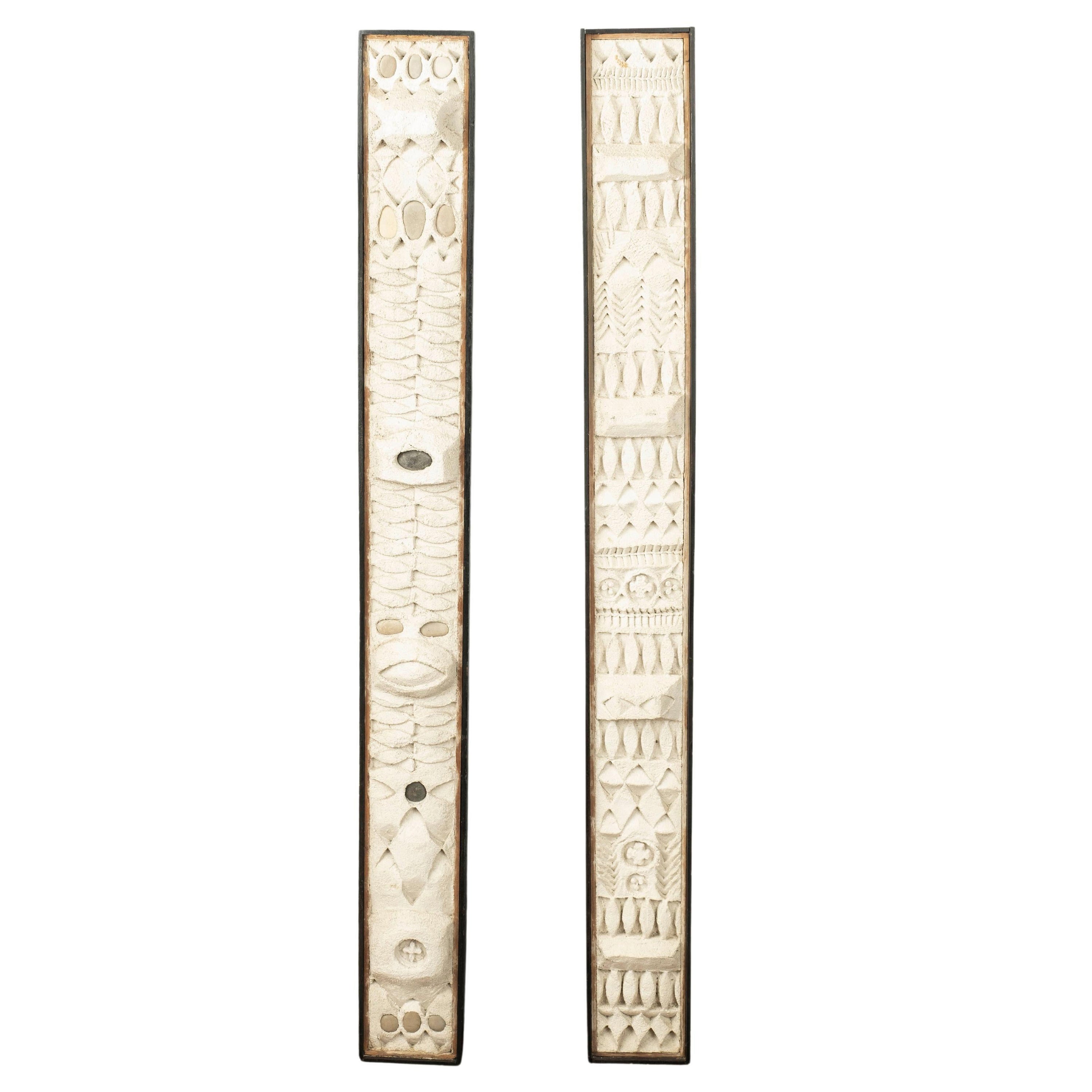 Pair of Classical Roman Style Male Female Wall Sculptures For Sale at ...