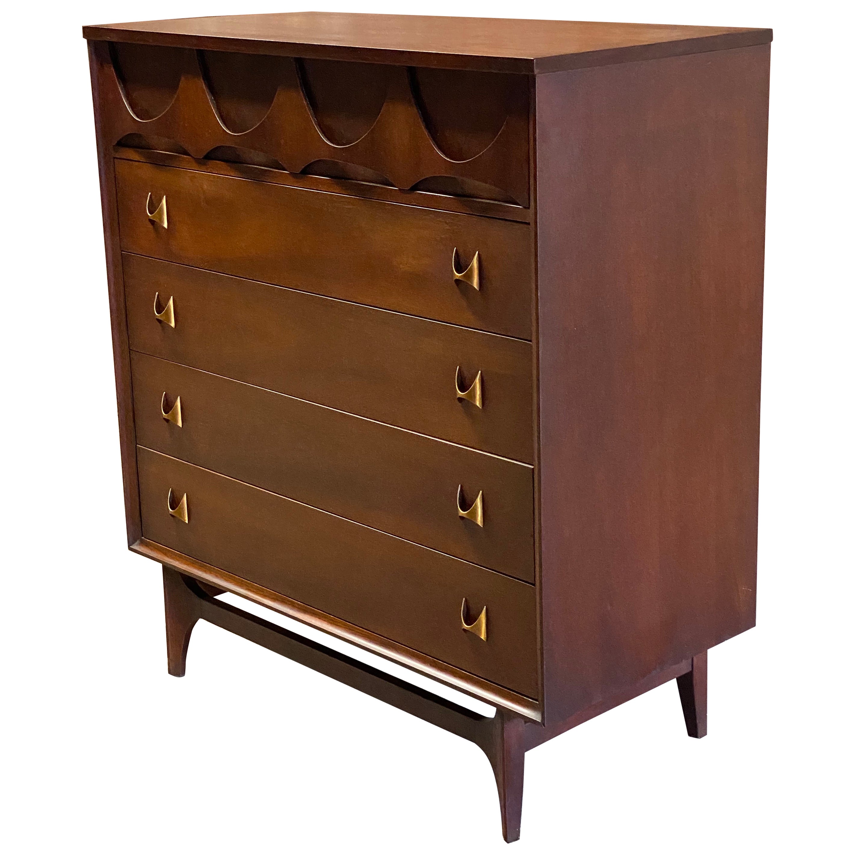 Broyhill Premier Emphasis Collection Mid Century Dresser For Sale at ...
