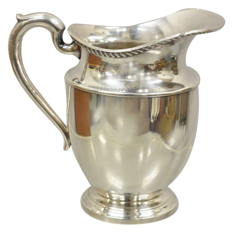 Vintage Art S. Co SPC 221 Silver Plated Regency Style Water Pitcher For ...
