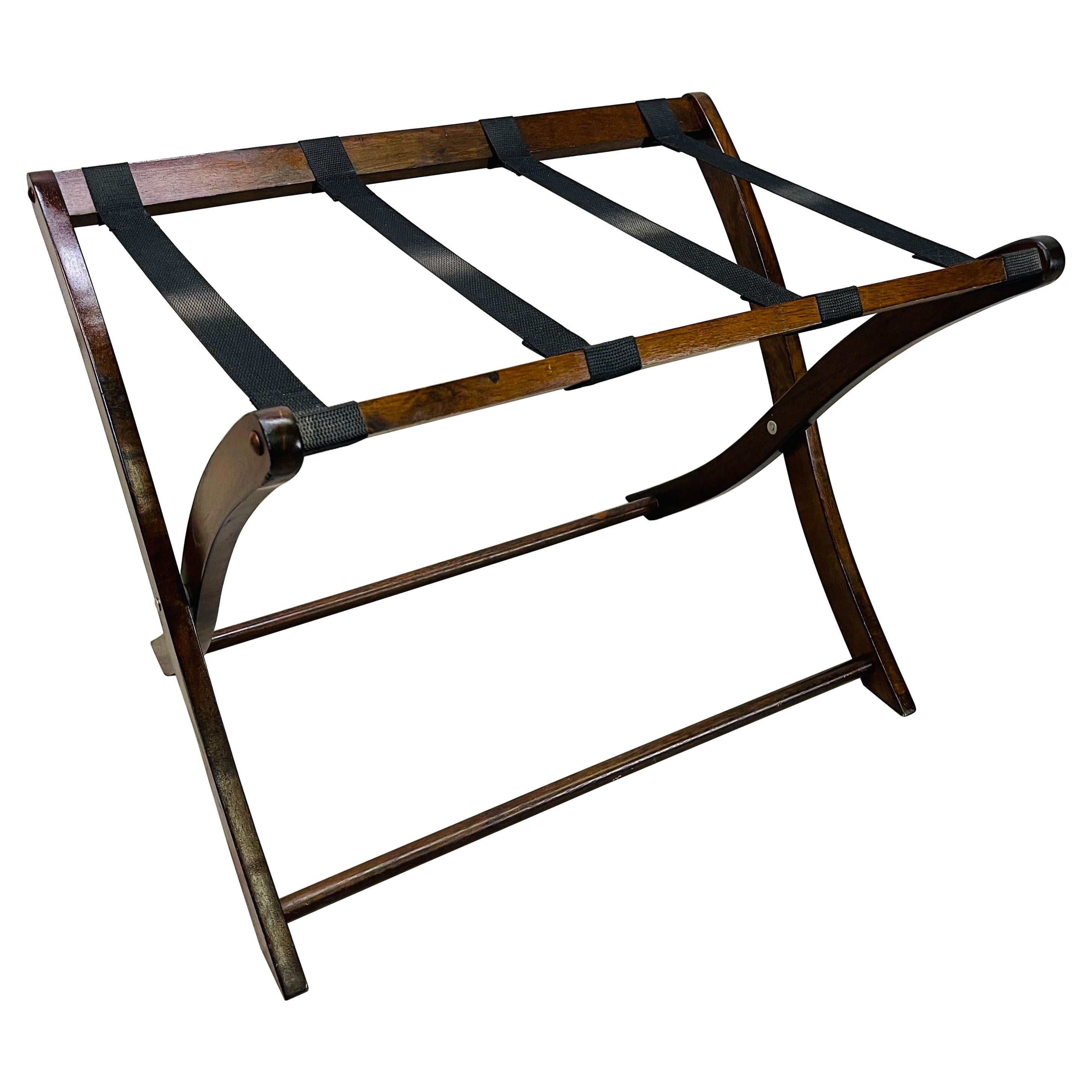 20th Century Wood Folding Luggage Rack at 1stDibs