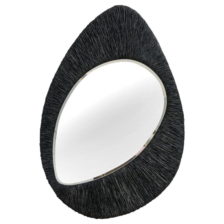 Bespoke Sculptural Slate Mirror For Sale at 1stDibs