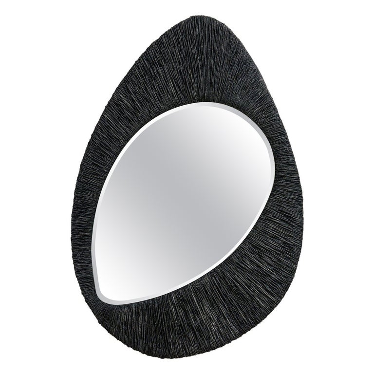 Bespoke Sculptural Slate Mirror For Sale at 1stDibs