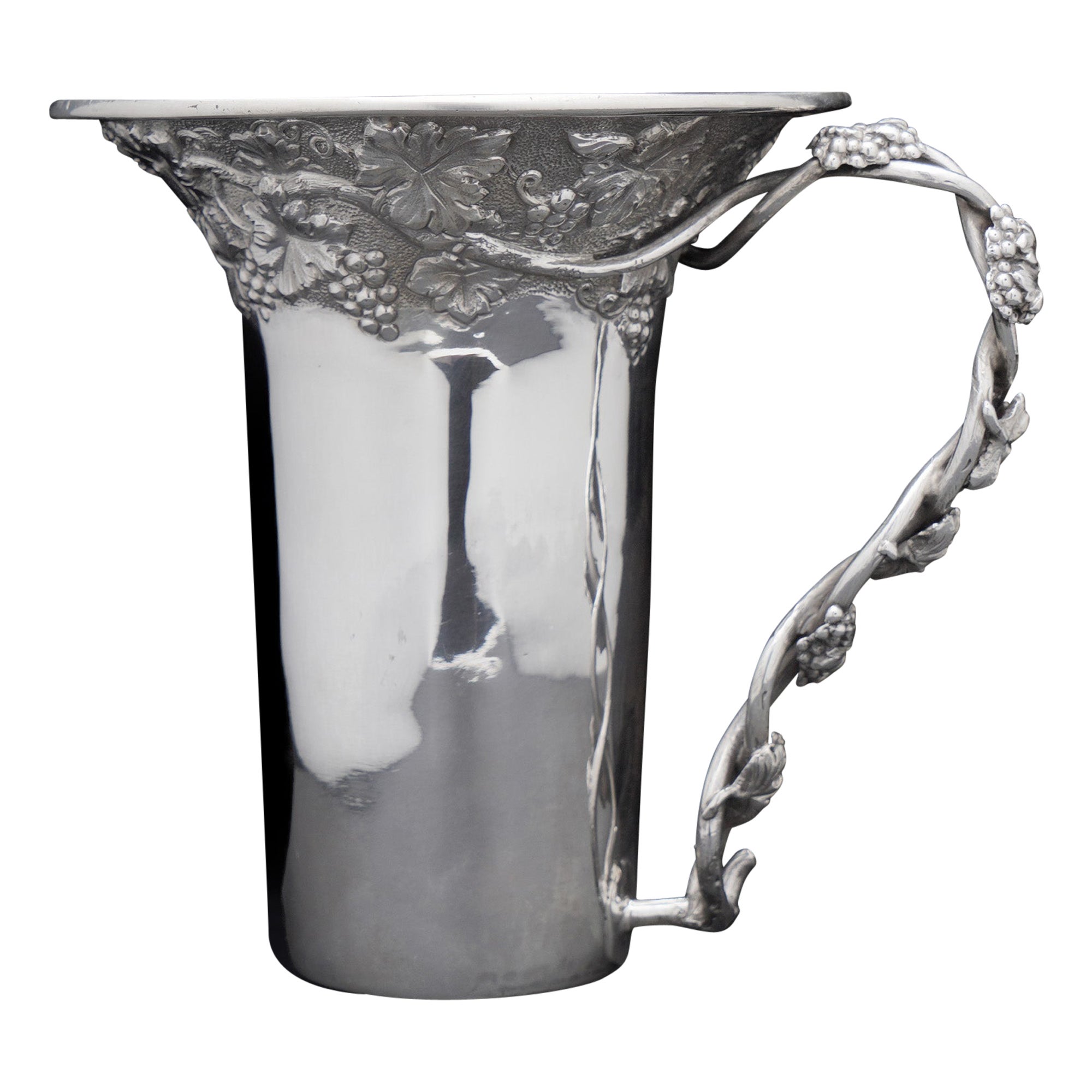 Vintage Sterling Silver Mug with Inscription For Sale at 1stDibs